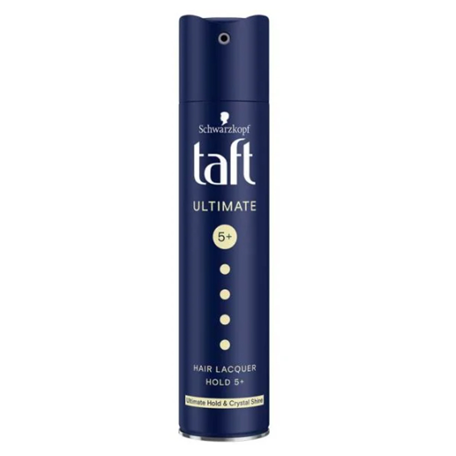 TAFT ULTIMATE 5+ ULTIMATE HOLD & CRYSTAL SHINE LAK ZA KOSU 250ML