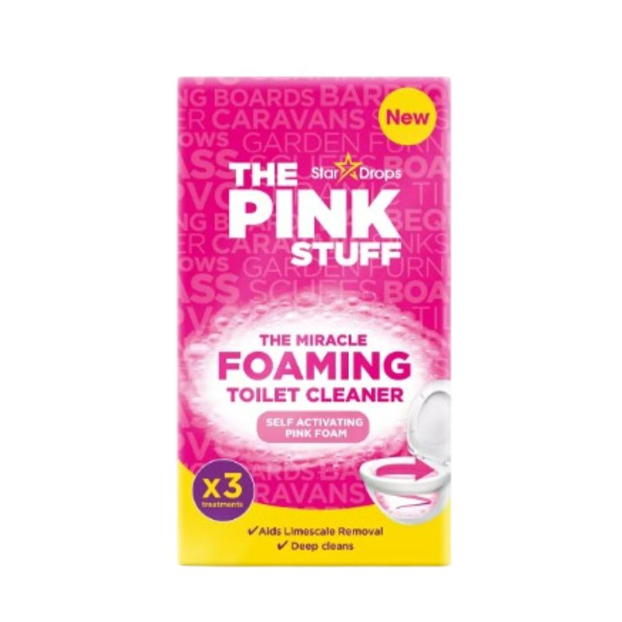 THE PINK STUFF THE MIRACLE FOAMING SREDSTVO ZA ČIŠĆENJE TOALETA 3x100GR