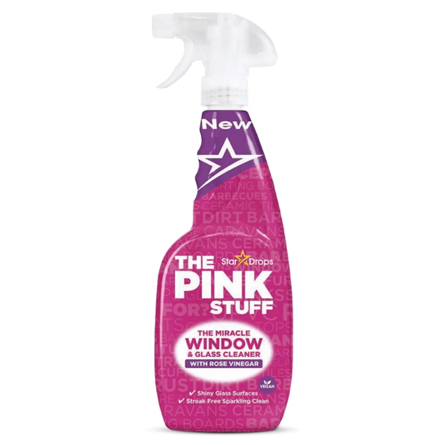 THE PINK STUFF THE MIRACLE RUŽINO SIRĆE ZA STAKLO VEGANSKI PROIZVOD SPREJ 750 ML