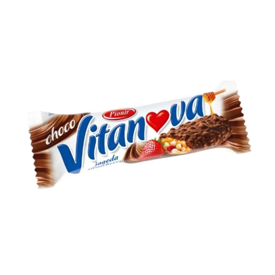 VITANOVA ČOKO JAGODA ŽITNI BAR 30GR