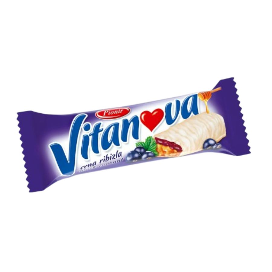 VITANOVA CRNA RIBIZLA ŽITNI BAR 25GR