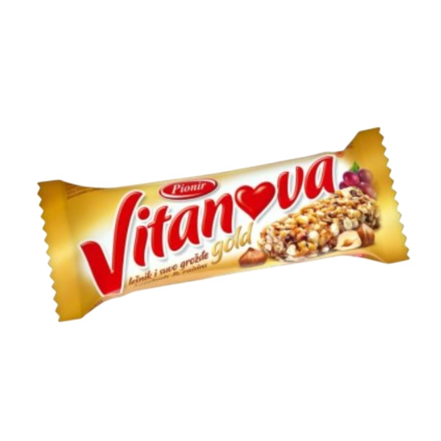 VITANOVA LEŠNIK/GROŽĐE GOLD ŽITNI BAR 30GR