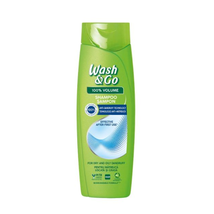 WASH&GO ANTI DANDRUFF ŠAMPON 360 ML