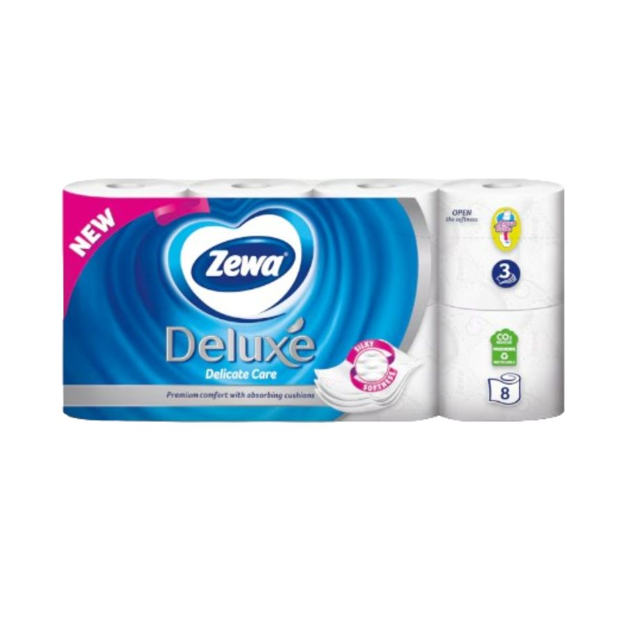 ZEWA PURE WHITE DELUXE 3SL TOALET PAPIR 8 KOM