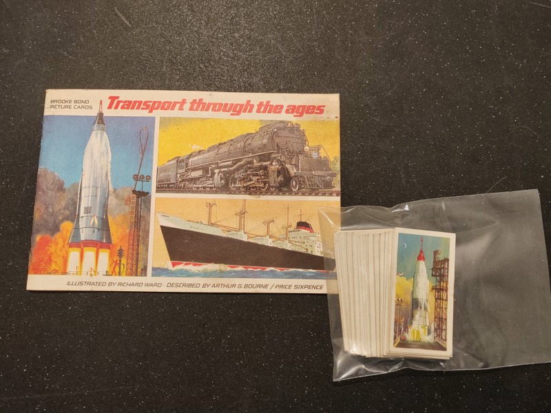 TRANSPORT KROZ VEKOVE / BROOKE BOND SET KARTICA+ALBUM