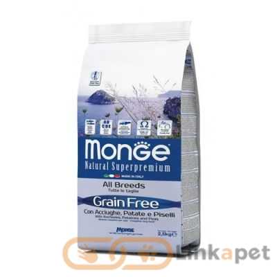 MONGE ALL BREEDS GRAIN FREE INĆUNI, KROMPIR I GRAŠAK