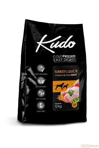 KUDO TURKEY & DUCK MEDUM&MAXI ADULT