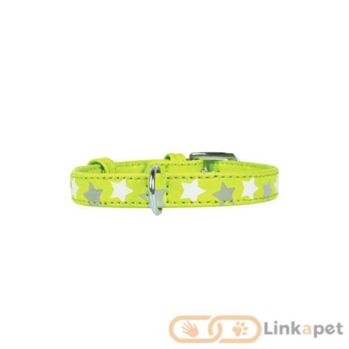 Collar ogrlica za psa Star zelena – 21cm- 29cm