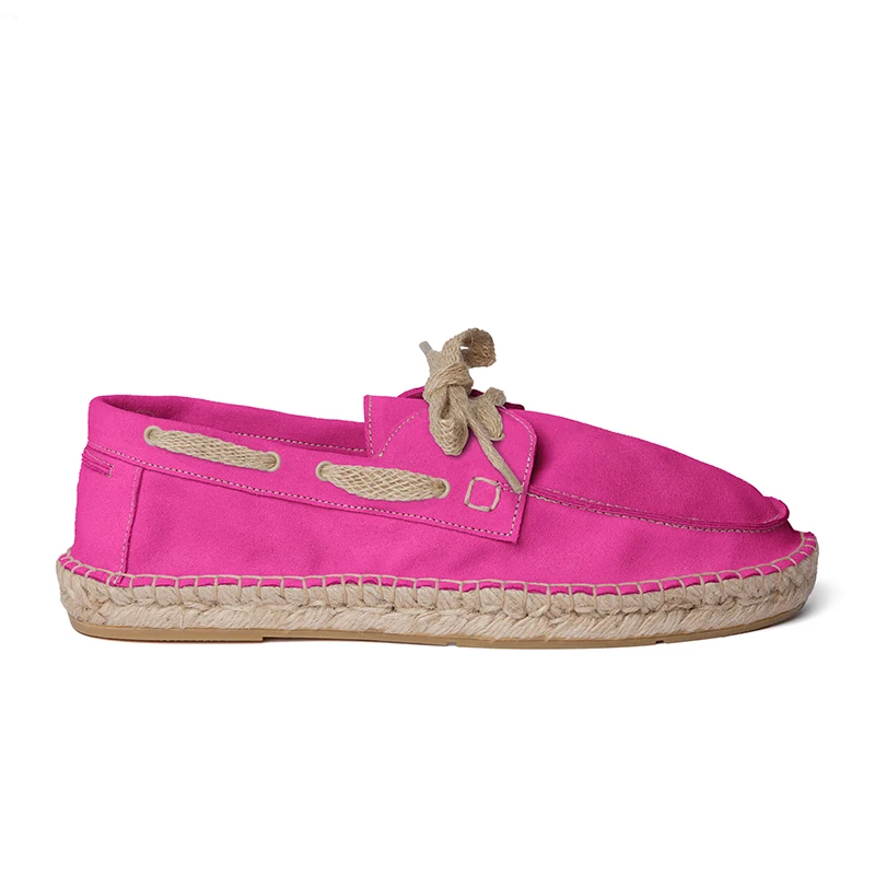 Men’s boat shoe espadrilles – Mirabilis suede leather