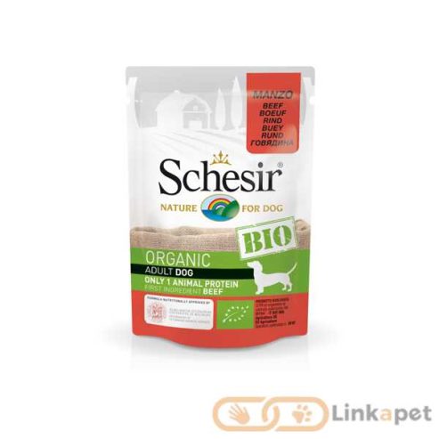 Schesir Dog Bio govedina bio-organic pašteta za pse – 85gr