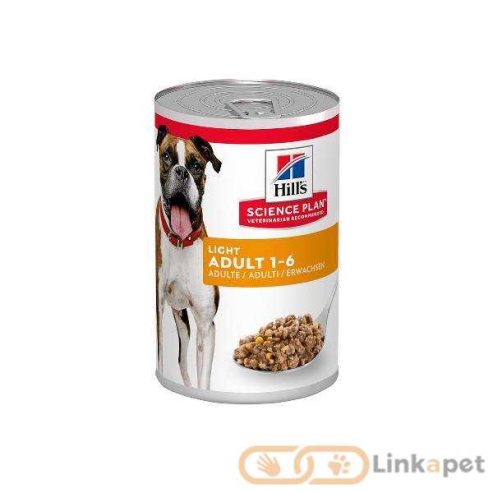 Hills Canine adult light chicken 6x370gr – 6x370gr