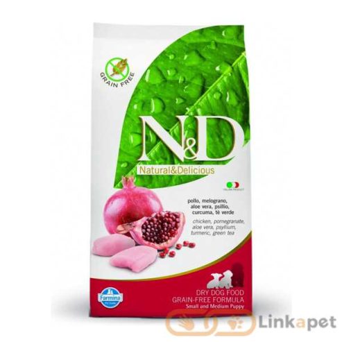 Farmina N&D Chicken & Pomegranate puppy small and medium – 800gr