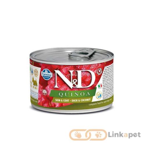 N&D Can Dog Quinoa Mini Duck&Coconut – 140gr