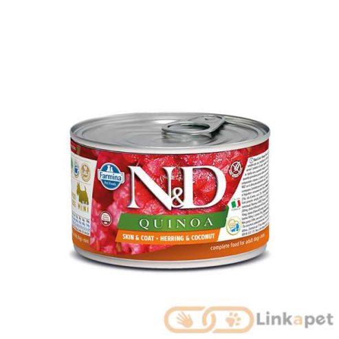 N&D Can Dog Quinoa Mini Herring&Coconut – 140gr