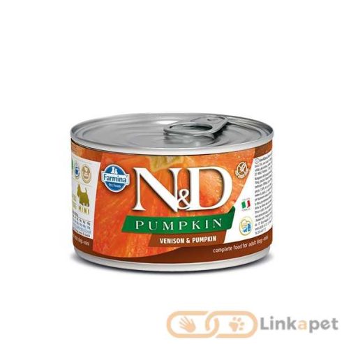 N&D Can Dog Pumpkin Mini Venison&Pumpkin – 140gr