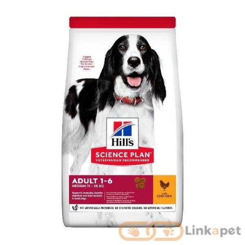 Hills Canine adult medium chicken – 2,5kg