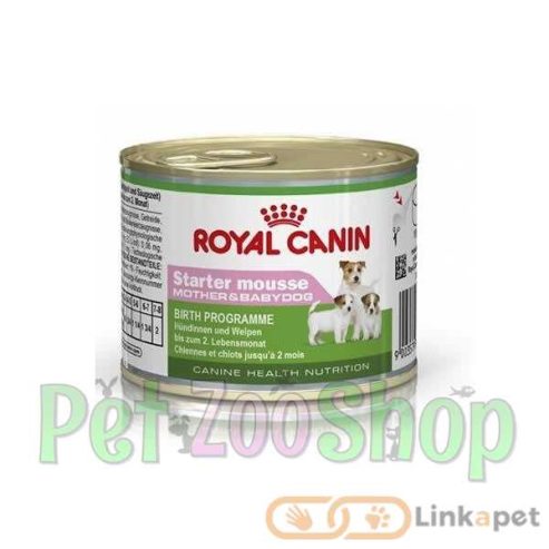 Royal Canin: Vlažna hrana za štence STARTER MOUSSE, 195 gr