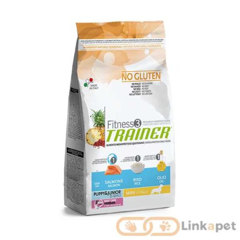 Trainer Fitness Puppy & Junior Mini Salmon & Rice rana za mlade pse malih rasa, losos i pirinač – 800gr