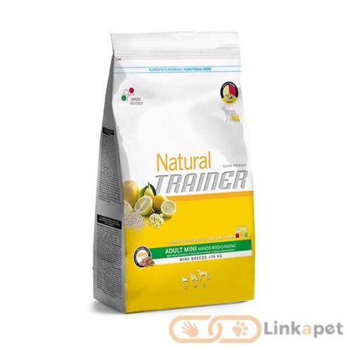 Trainer Natural Adult Mini Manzo, Riso e Ginseng hrana za odrasle pse malih rasa – 800gr