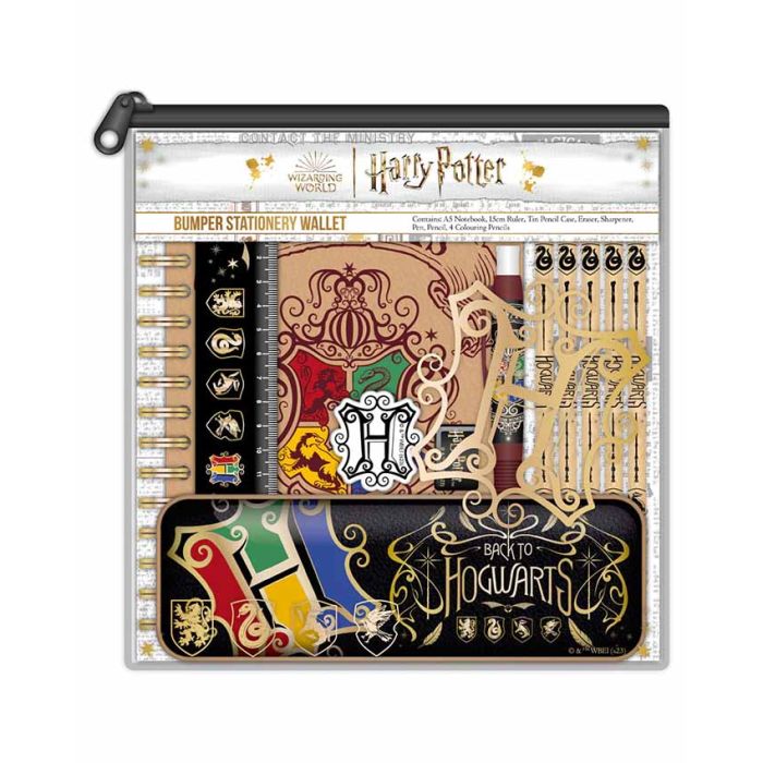 Školski pribor Blue Sky Harry Potter - Bumper Stationery Set - Colorful Crest