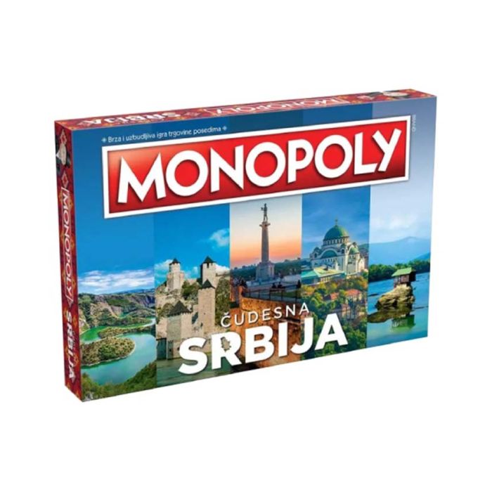 Društvena igra Monopoly - Čudesna Srbija