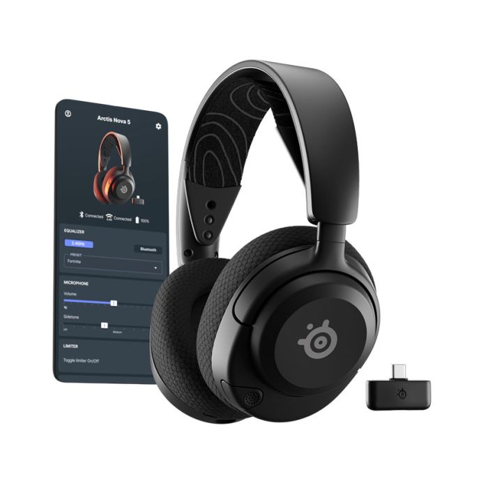 Slušalice SteelSeries Arctis Nova 5 Wireless Multiplatform - Black