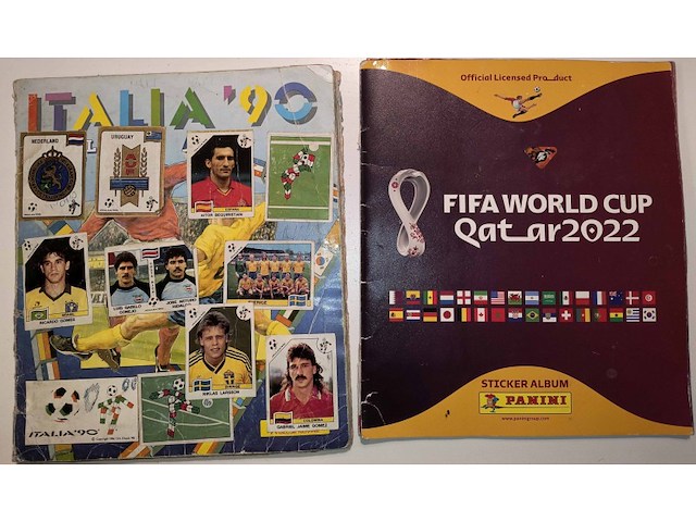 PUNI Italia 90 + Qatar 22 + Smurfs + gomila albuma