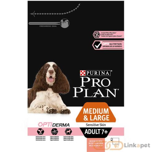 Purina Pro Plan Adult Medium Large 7+ Sensitive Skin – 3kg