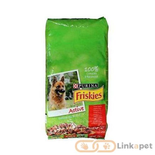 FRISKIES Dog Active, meso – 500gr