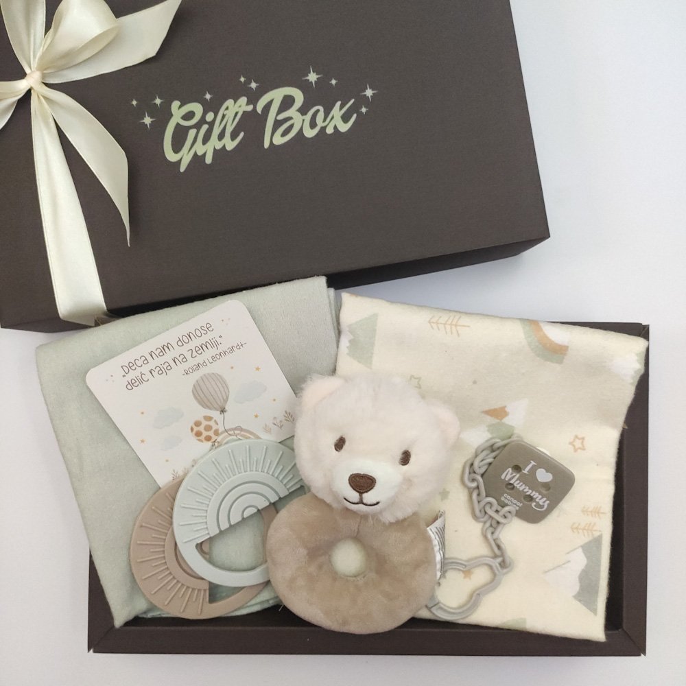 Prvi poklon za bebe – Gift box za bebu – unisex – MODEL 4