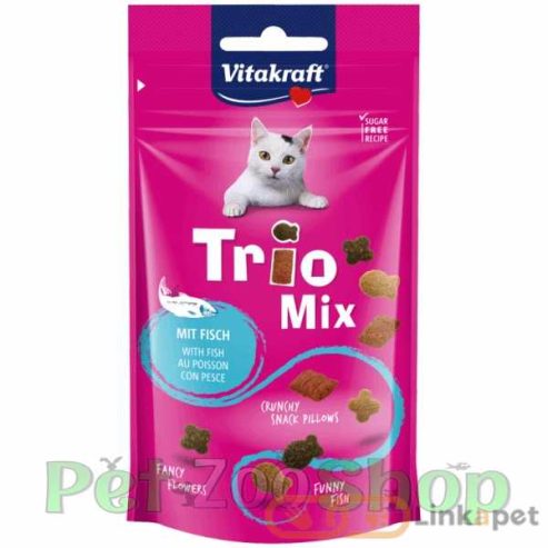 Vitaminska poslastica od ribe za mačke Trio Mix Vitakraft 60g