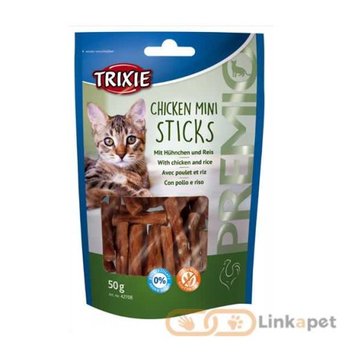 Trixie: Poslastica za mačke PREMIO Chicken Mini Sticks, 50 gr