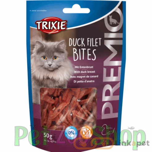 Poslastica za mačke – PREMIO Duck Filet Bites – Trixie – 50g