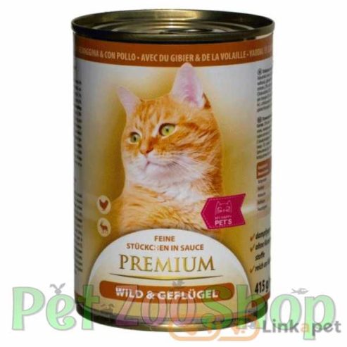 Konzerva za mačke My Happy Pets Cat Divljač i Živina 415g