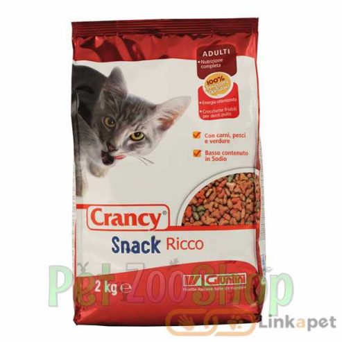 Giuntini Briketi za mačke Crancy Snack Ricco, 400 gr