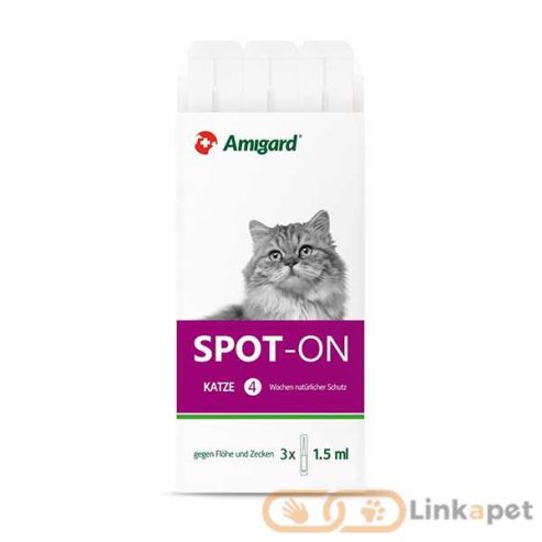 Amigard Spot On za mačke – 3×1,5ml