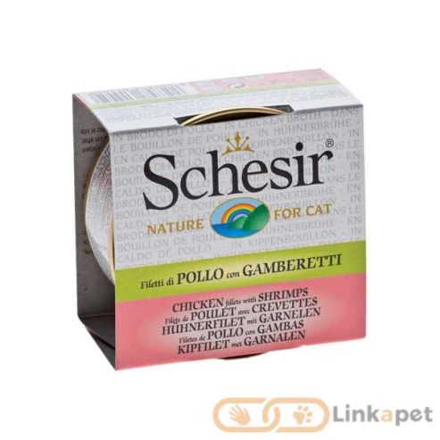 Schesir Brodet piletina i gambori – 70gr