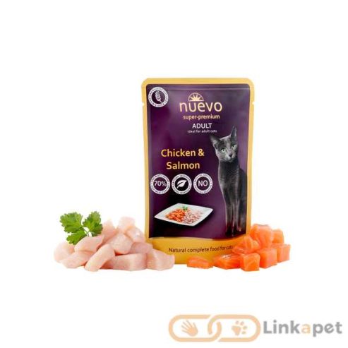 Nuevo Adult Chicken & Salmon sos za mačke piletina i losos – 85gr