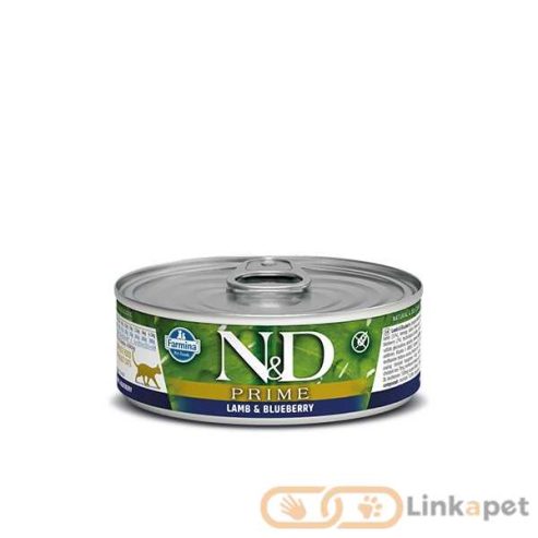 N&D Can Cat Prime Lamb&Blueberry – 80gr