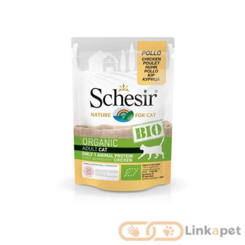 Schesir Cat Bio organic preliv za mačke, piletina – 85gr