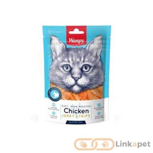 Wanpy Soft Chicken Jerky Strips for Cat poslastica za mačke – 80gr