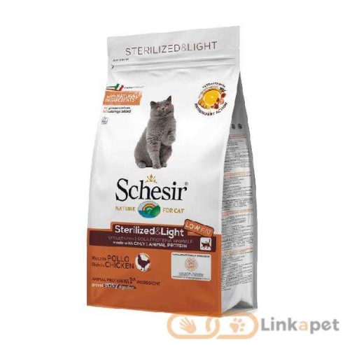 Schesir Dry sterilized and overweight – 0,4kg