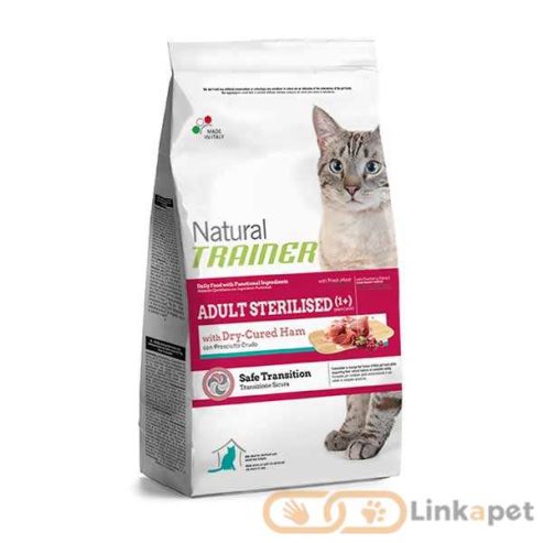 Trainer Natural Adult Sterilised Cat with dry-cured ham hrana za odrasle sterilisane mačke, sa šunkom – 300gr