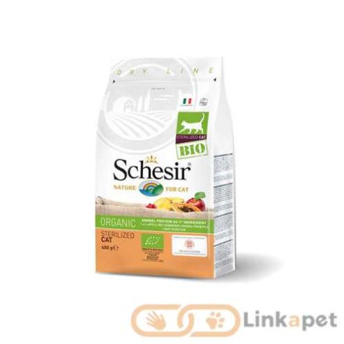 Schesir BIO Organic za sterilisane macke – piletina – 400gr