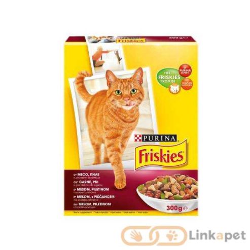 FRISKIES Cat meso, piletina i povrće – 300gr