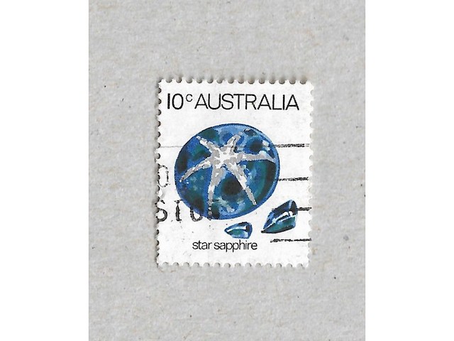 (M) markica 1974 Australija 10c Star Sapphire