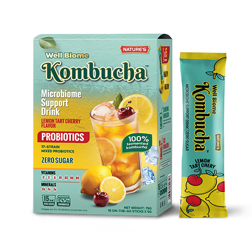 NATURES WELL BIOME KOMBUHA – LEMON TART CHERRY 15 VREĆICA 75GR