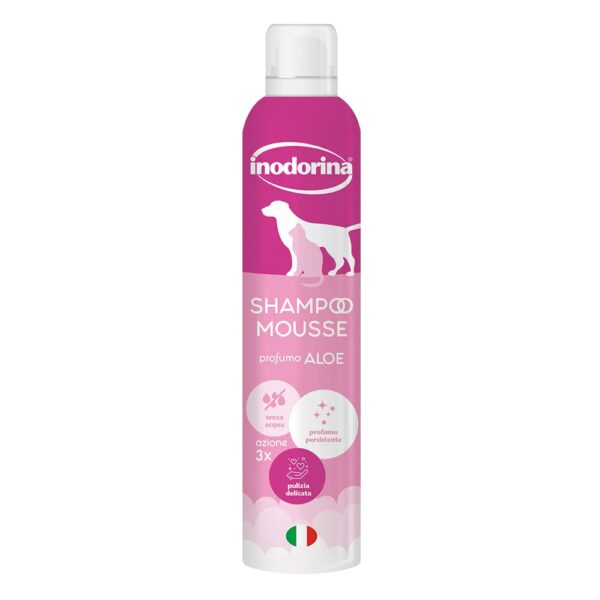 INODORINA Shampoo Mousse Aloe Vera – 300 ml