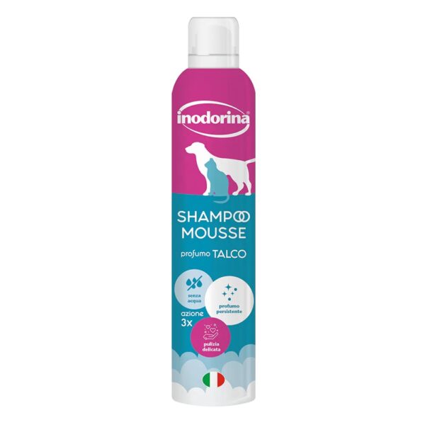 INODORINA Shampoo Mousse Talco – 300 ml