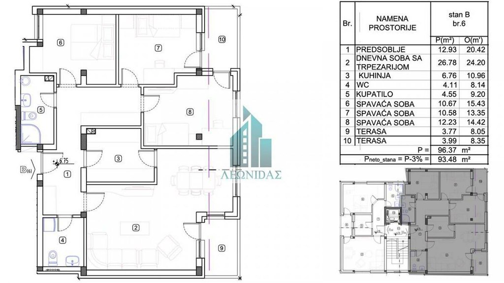 NOVOGRADNJA, 4.0 stan, povraćaj PDV-a, 1500e/m2